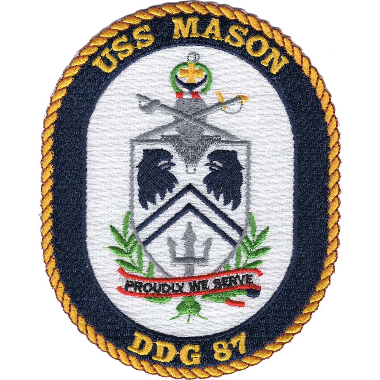 DDG-87 USS Mason Patch | Destroyer Patches | Navy Patches | Popular Patch