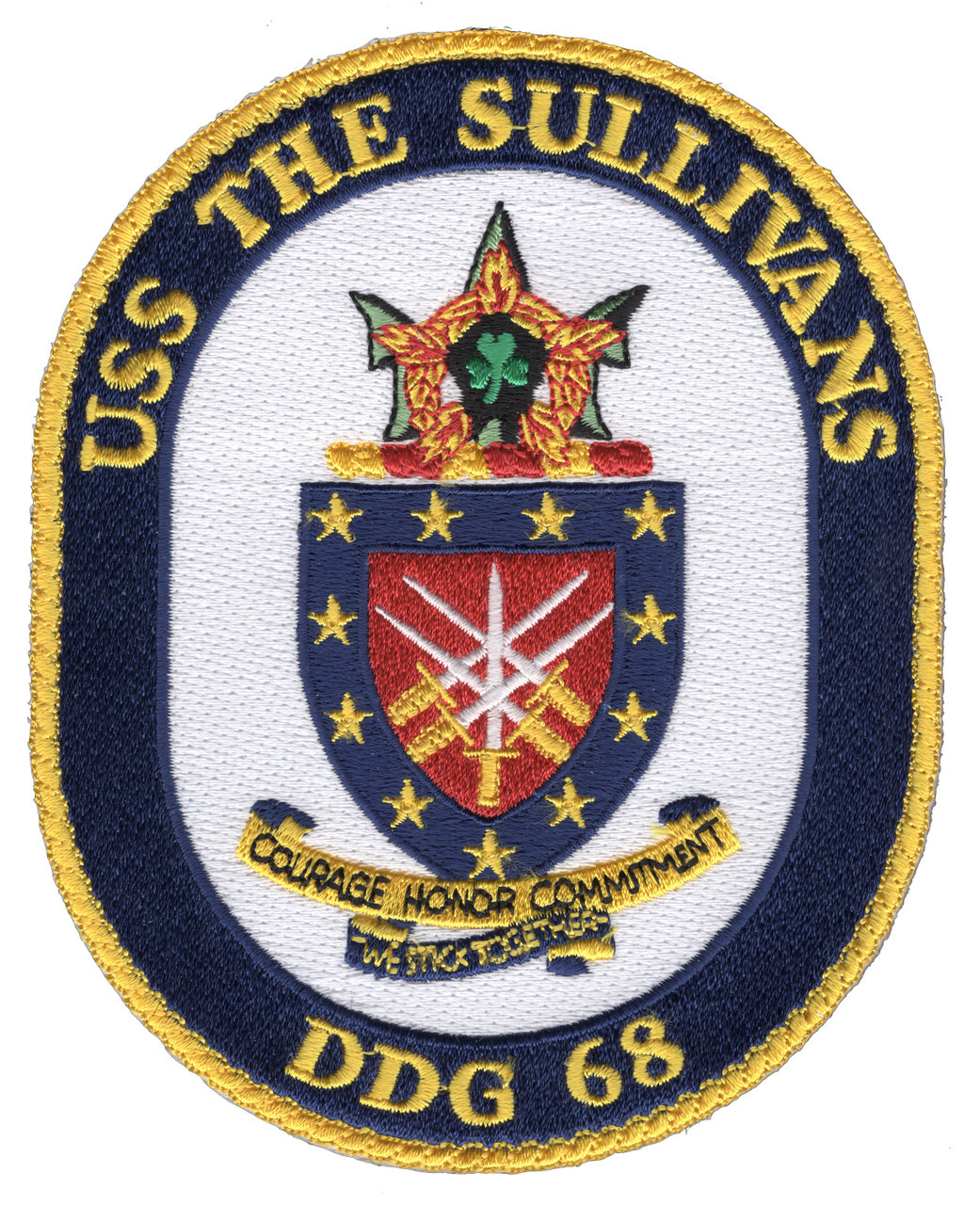 DDG-68 USS Sullivans Patch | Destroyer Patches | Navy Patches | Popular ...