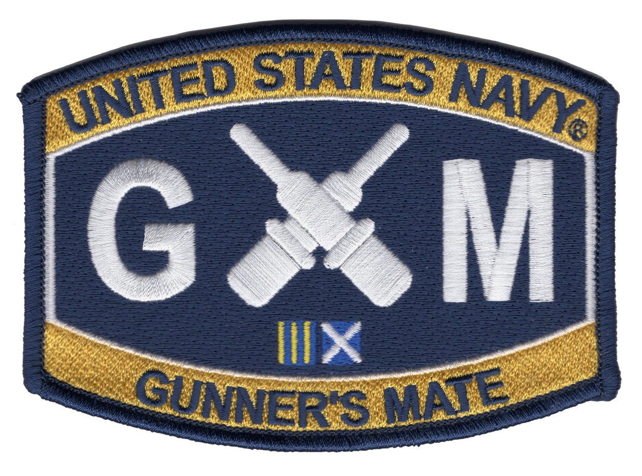 GM Deck Gunners Mate Ratings Patch | Ratings Patches | Navy Patches ...