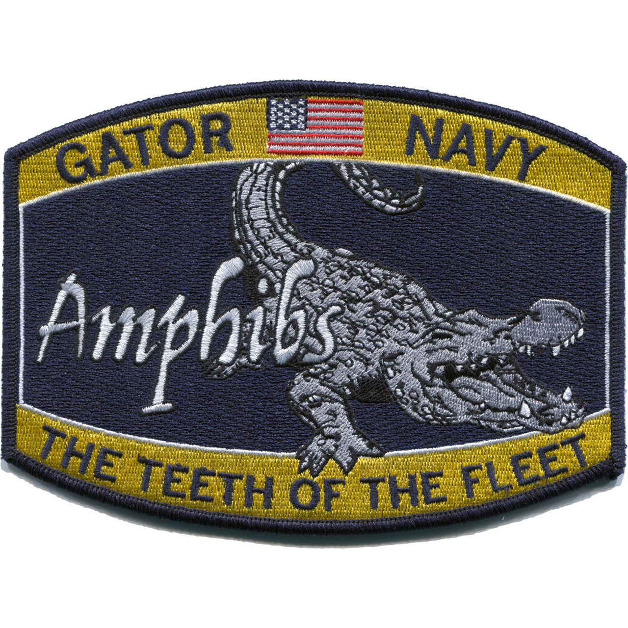 Gator Navy Patch-Large-For Jacket or Shadow Box | Amphibious Ship ...