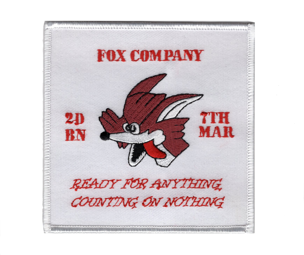 Fox Company Second Battalion 7th Marine Patch Ready For Anything ...