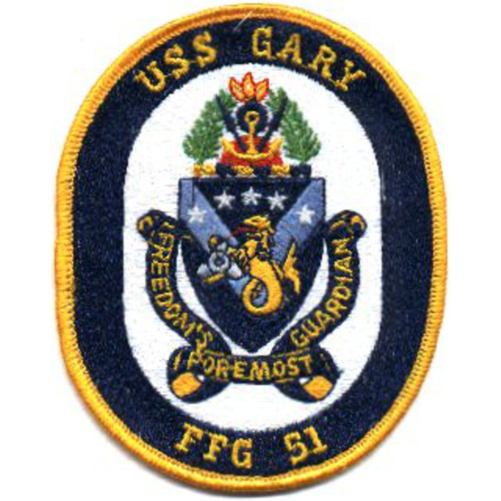 FFG-51 USS Gary Frigate Ship Patch | Ship Patches | Navy Patches ...