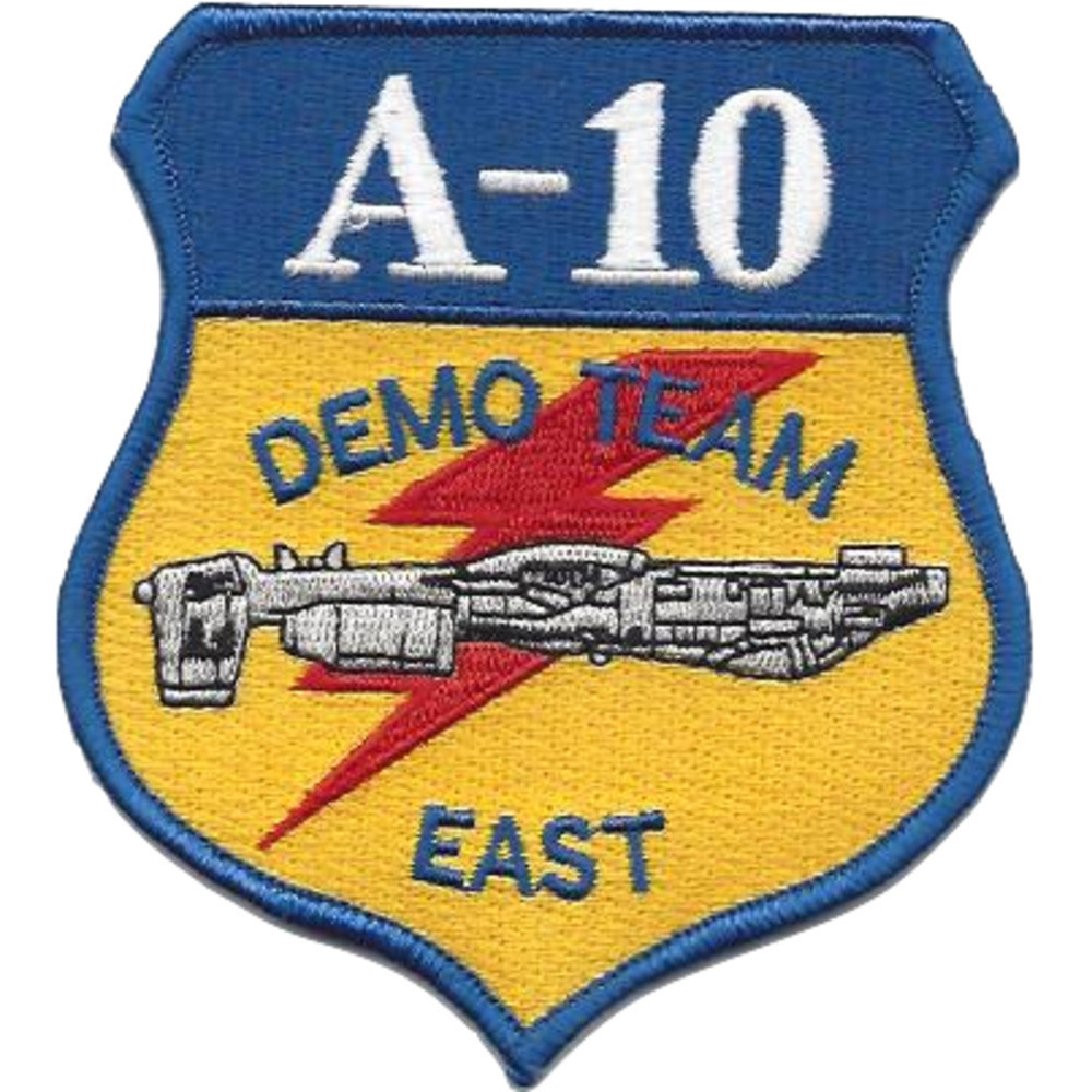 Fairchild Republic A-10 Demo Team East Patch | A-10 Patches | Air Force ...