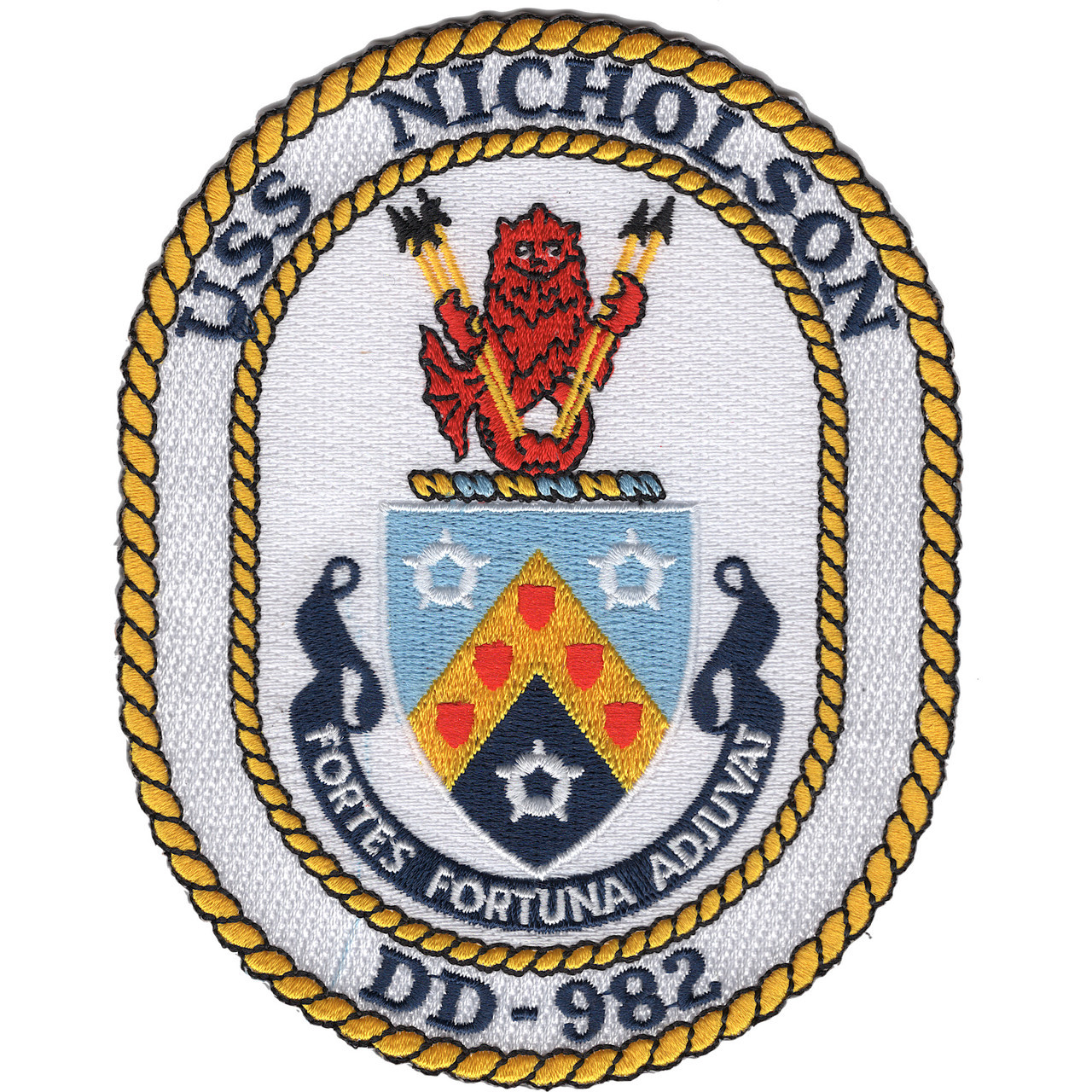 DD-982 USS Nicholson Patch | Destroyer Patches | Navy Patches | Popular ...