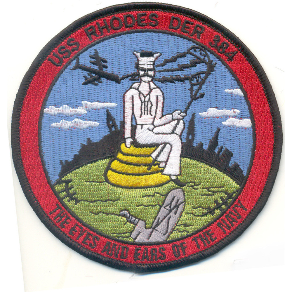DER-384 USS Rhodes Patch | Destroyer Patches | Navy Patches | Popular Patch