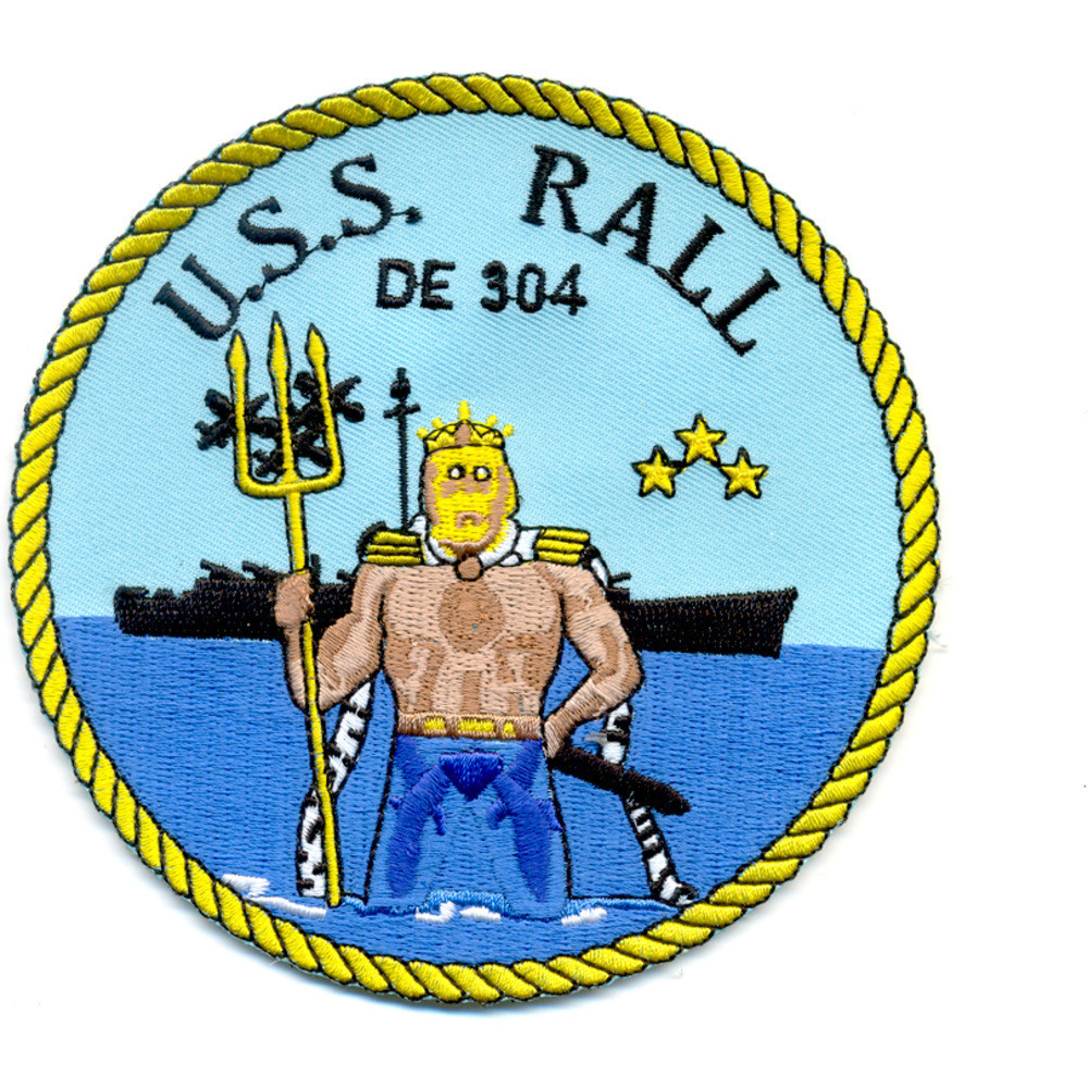 DE-304 USS Rall Patch | Destroyer Patches | Navy Patches | Popular Patch