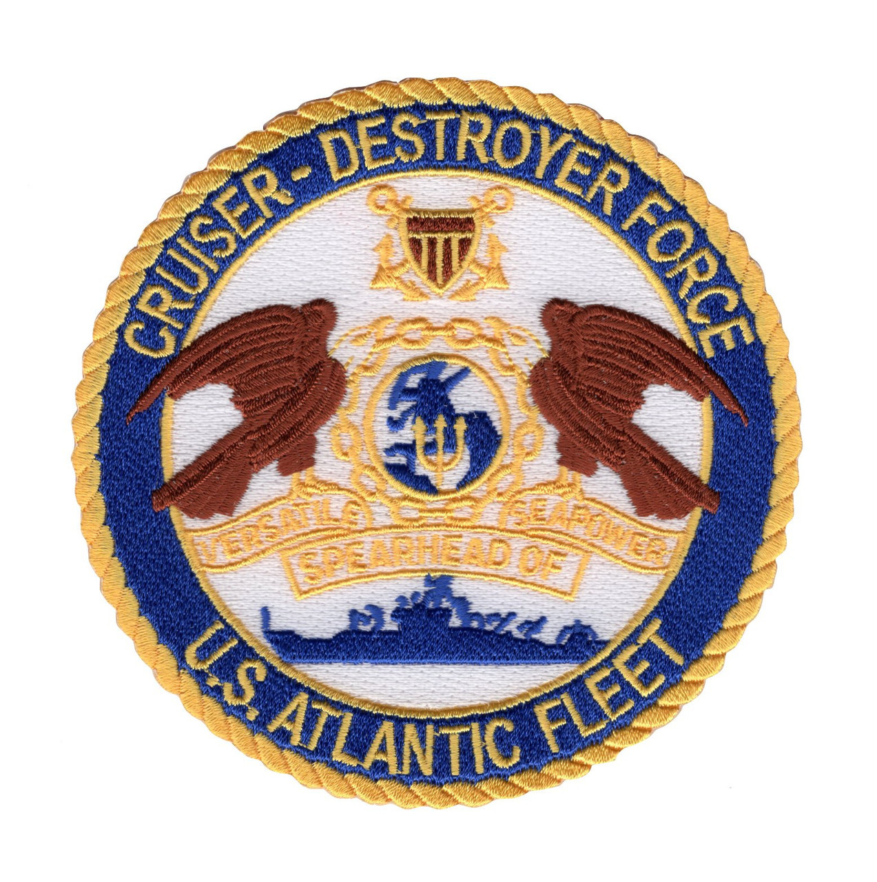 Cruiser Destroyer Force Atlantic Fleet Patch | Cruiser Patches | Navy ...