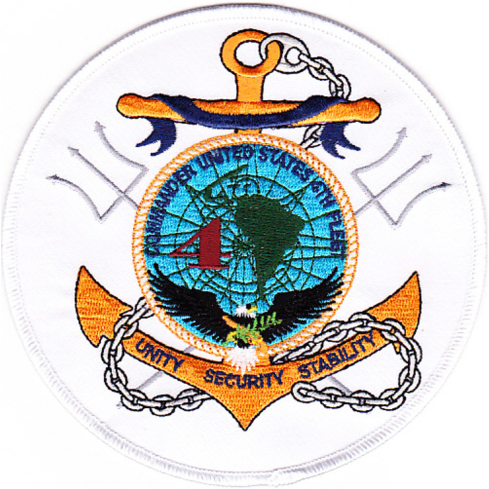 Commander Fourth Fleet Patch | Ship Patches | Navy Patches | Popular Patch