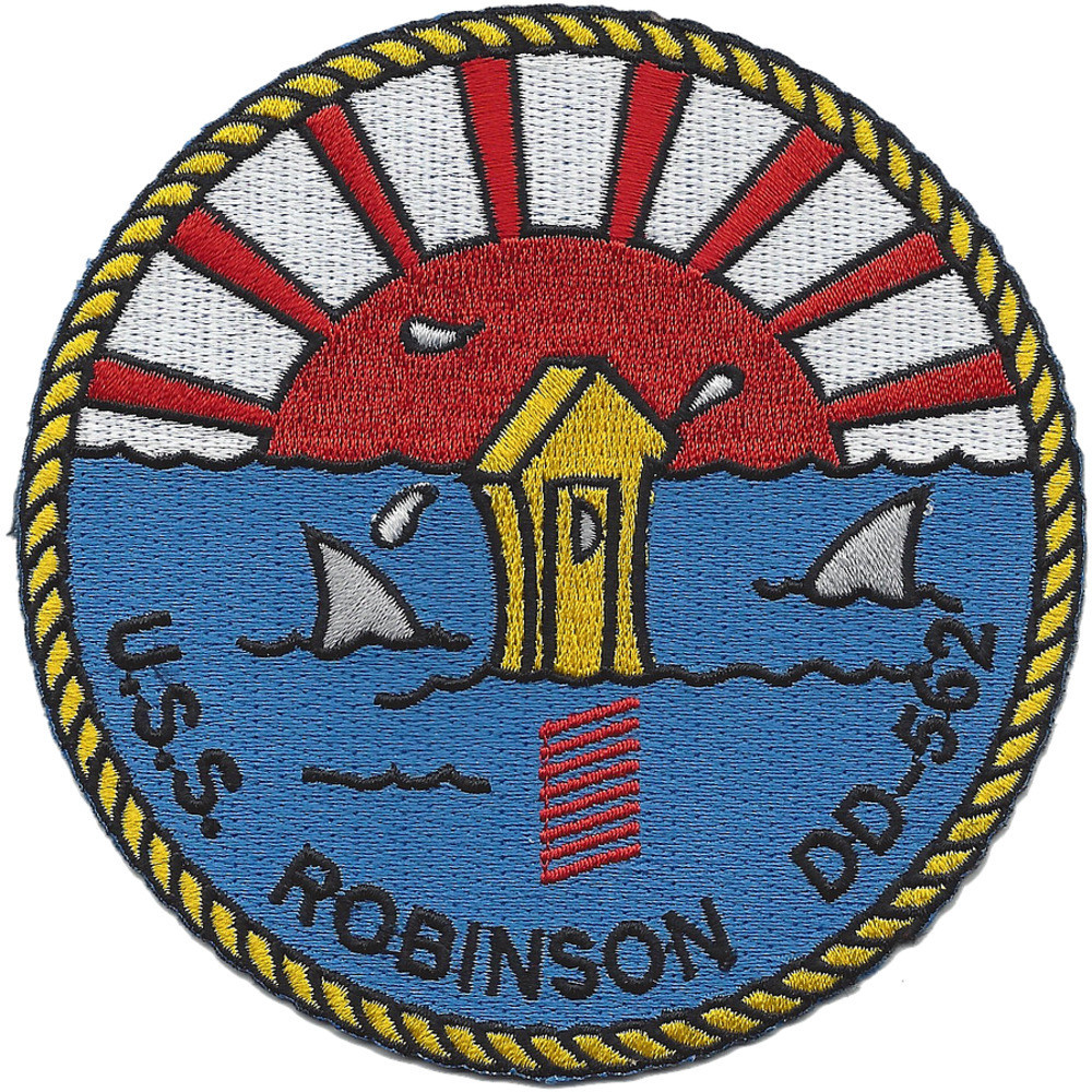 DD-562 USS Robinson Patch | Destroyer Patches | Navy Patches | Popular ...