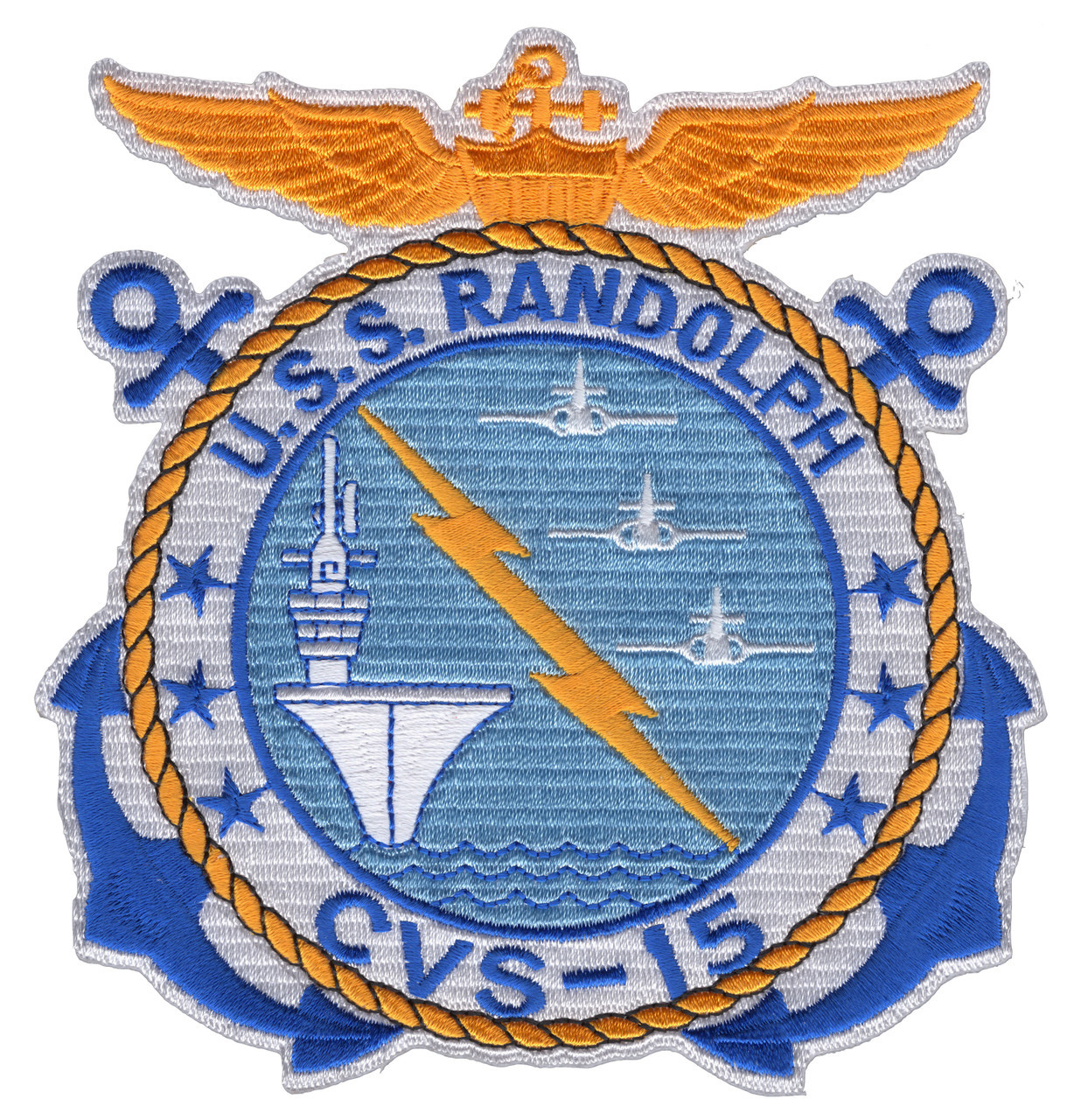 CVS-15 USS Randolph Patch | Aircraft Carrier Patches | Navy Patches ...