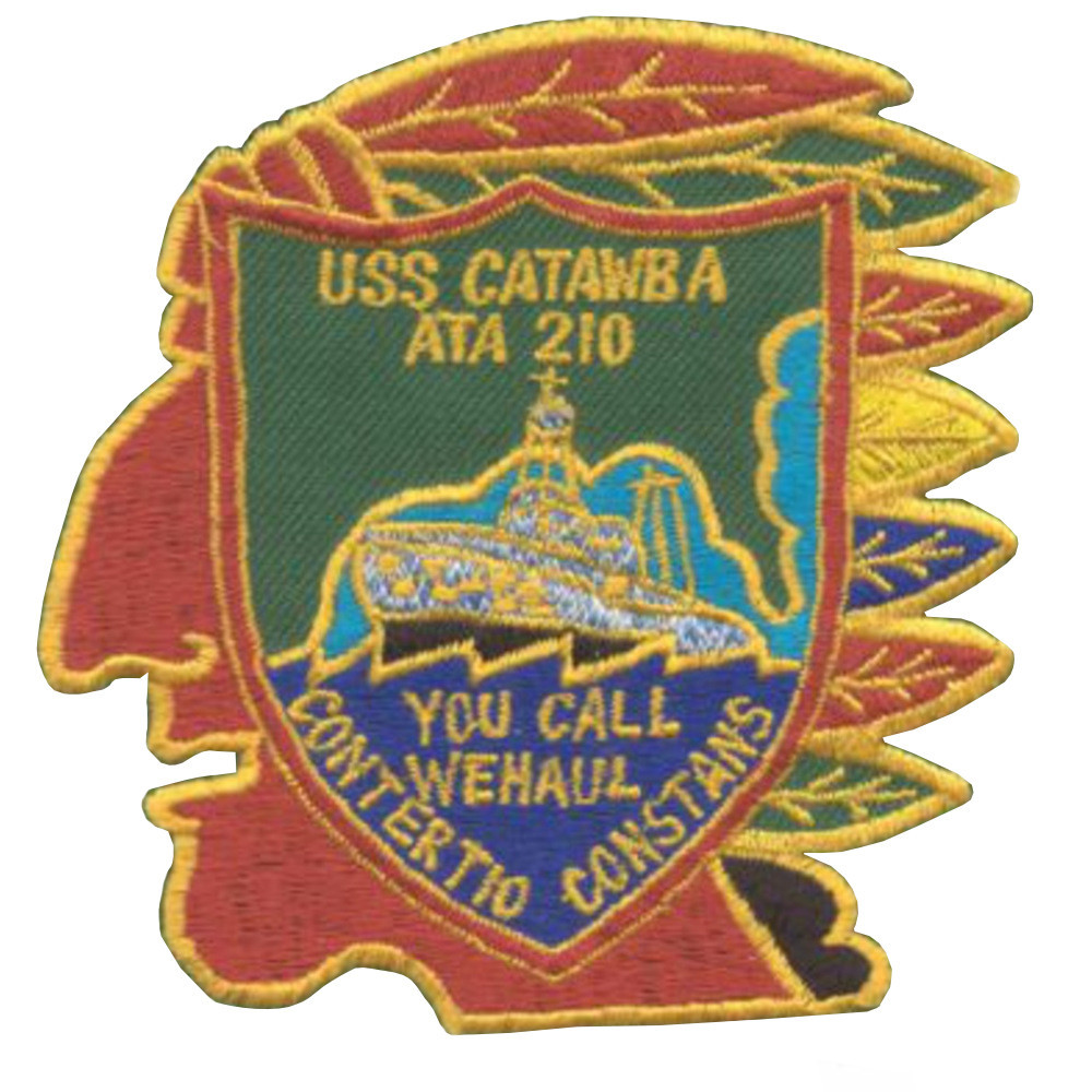 ATA-210 USS Catawba Patch | Auxiliary Ship Patches | Navy Patches ...