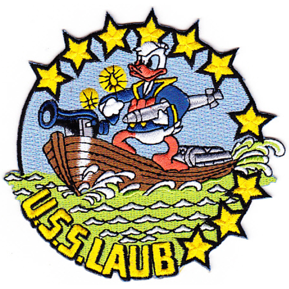 DD-613 USS Laub WWII Patch | Destroyer Patches | Navy Patches | Popular ...