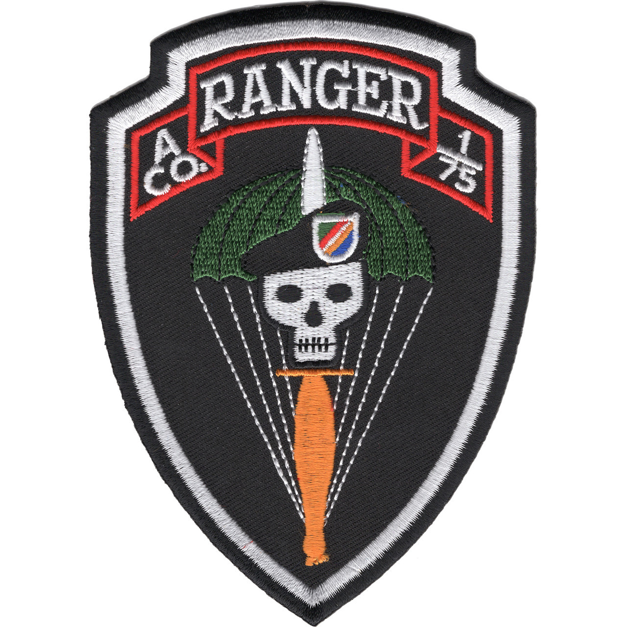 A Co 1/75 A Company 1st Battalion 75th Ranger Regiment Patch | Ranger ...