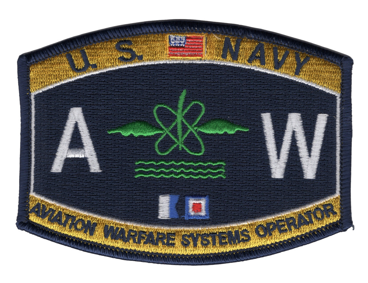 AW Aviation Rating Aviation Warfare Systems Operator Patch | Ratings ...