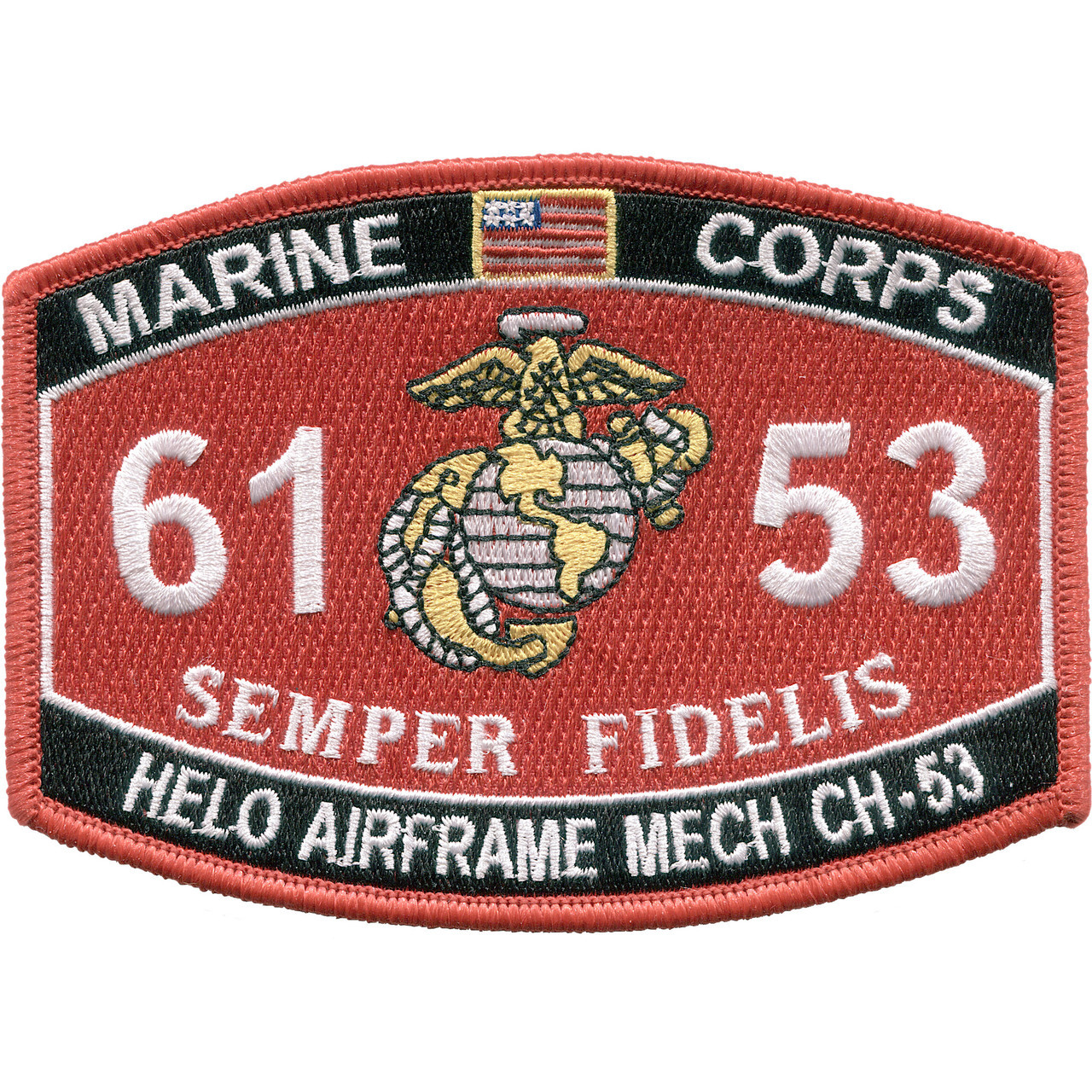 6153 Helo Airframe Mech CH-53 Patch | MOS Patches | Marine Patches ...