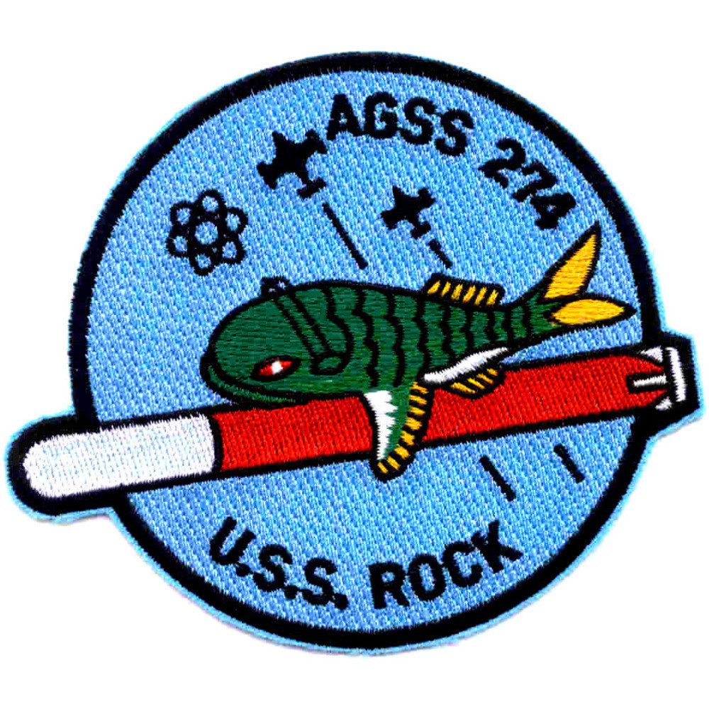 AGSS-274 USS Rock Patch - Version C | Submarine Patches | Navy Patches ...