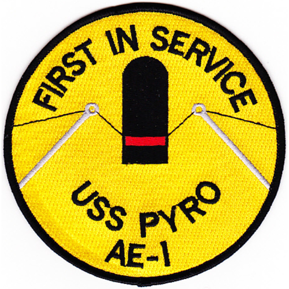 AE-1 USS Pyro Patch | Auxiliary Ship Patches | Navy Patches | Popular Patch