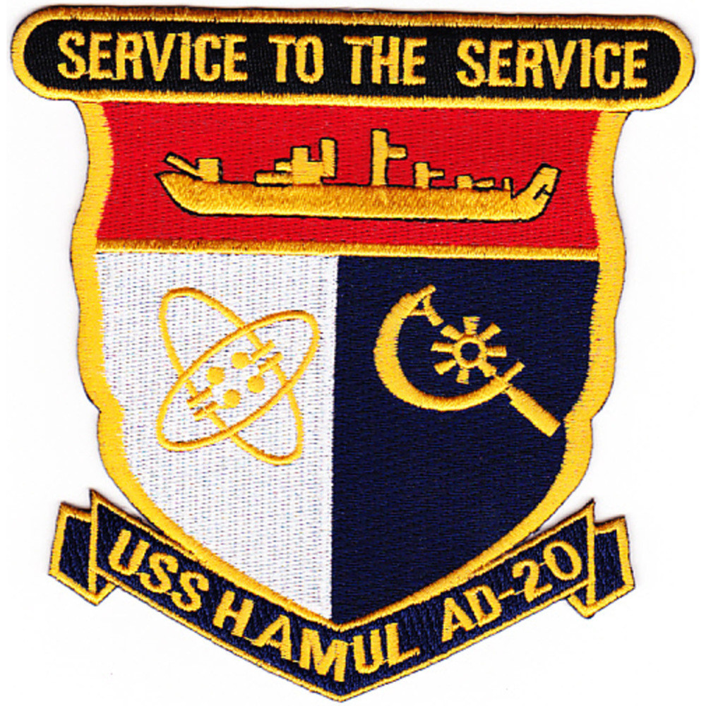 AD-20 USS Hamul Patch | Auxiliary Ship Patches | Navy Patches | Popular ...