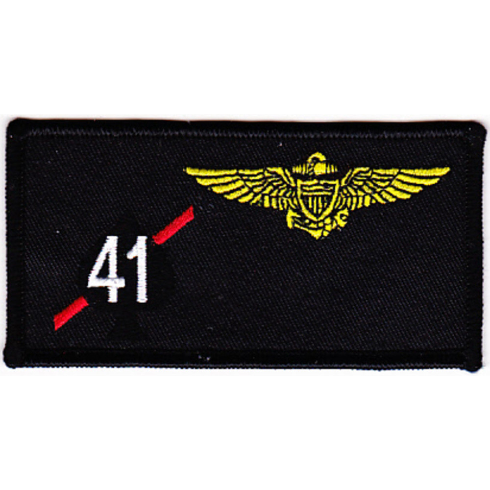 VF-41 Fighter Squadron Four One Pilot Name Tag Patch | Squadron Patches ...