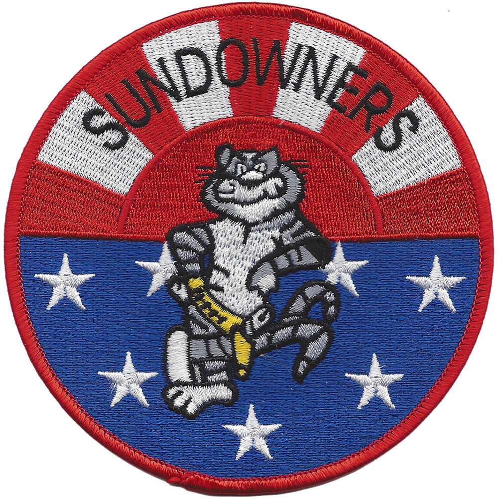 VF-111 Patch Sundowners Tomcat | Squadron Patches | Navy Patches ...