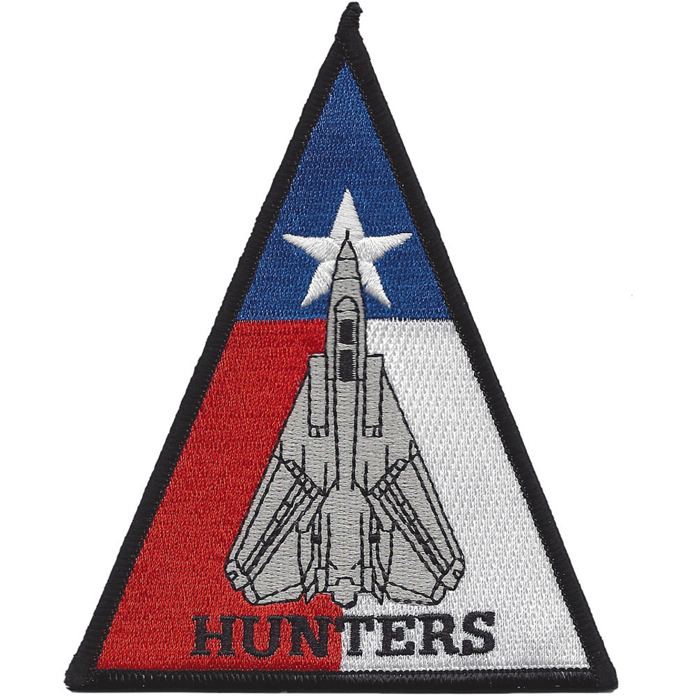 VF-201 F-14 Triangle Shoulder Patch HUNTERS | Squadron Patches | Navy ...