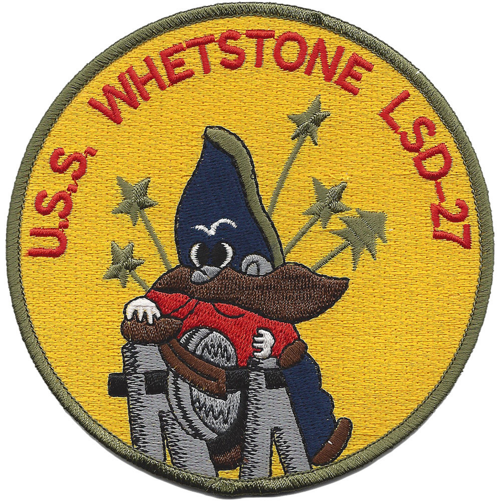 USS Whetstone LSD-27 Dock Landing Ship Patch | Amphibious Ship Patches ...