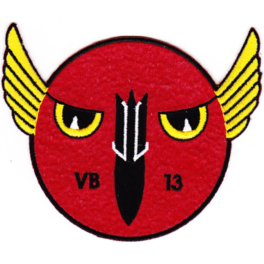 VB-13 Patch Bombing Squadron Thriteen | Squadron Patches | Navy Patches ...