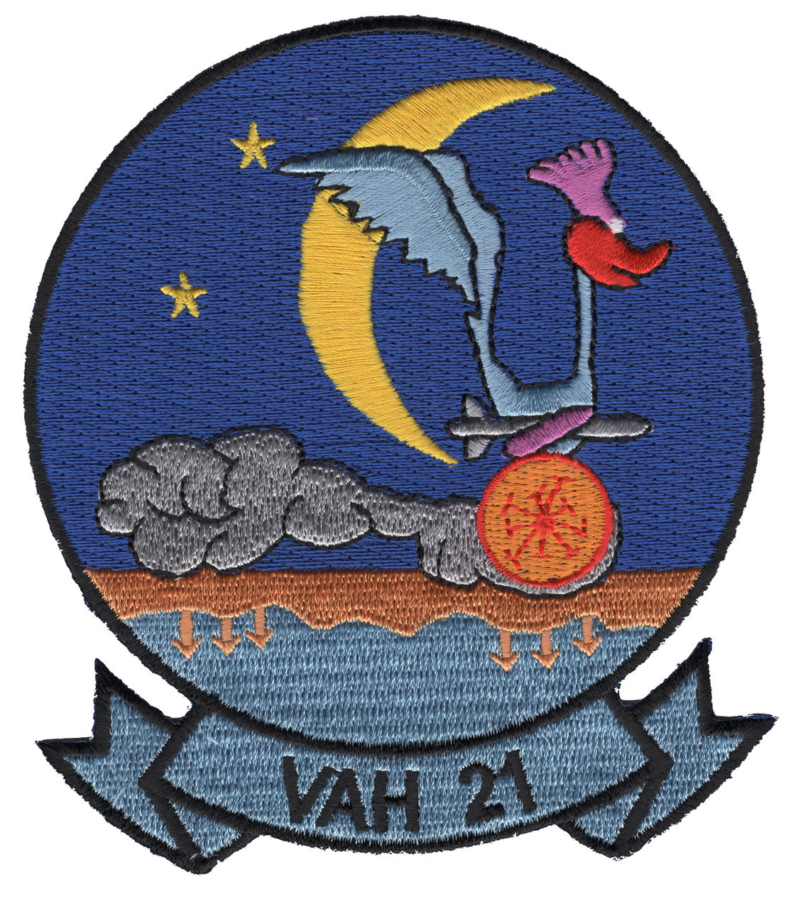 VAH-21 Heavy Attack Squadron Twenty One Patch | Squadron Patches | Navy ...