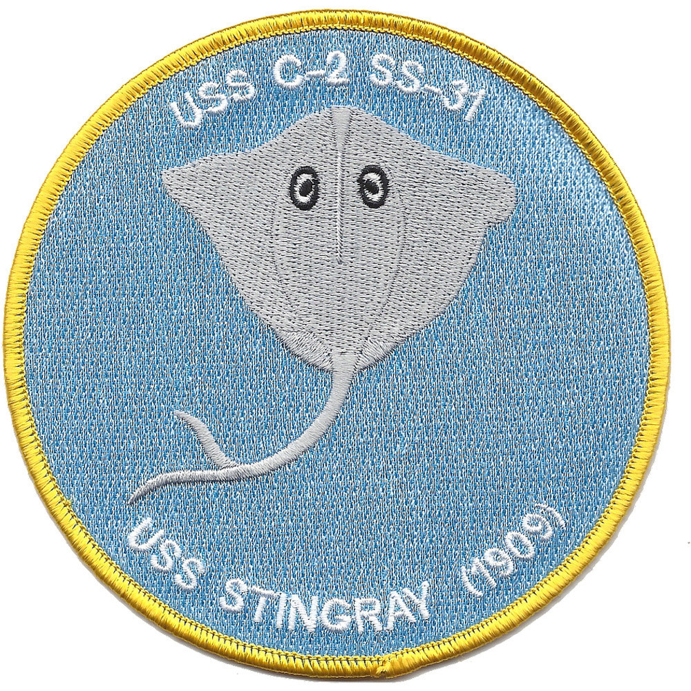 USS Stingray C-2 SS-13 Dessel Submarine Patch | Submarine Patches ...