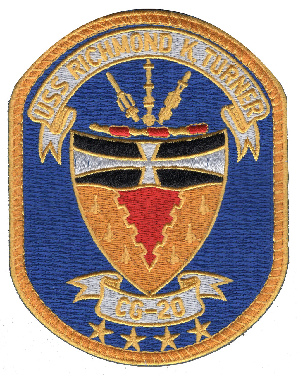 USS Richmond K Turner CG-20 Guided Heavy Ship Patch | Cruiser Patches ...