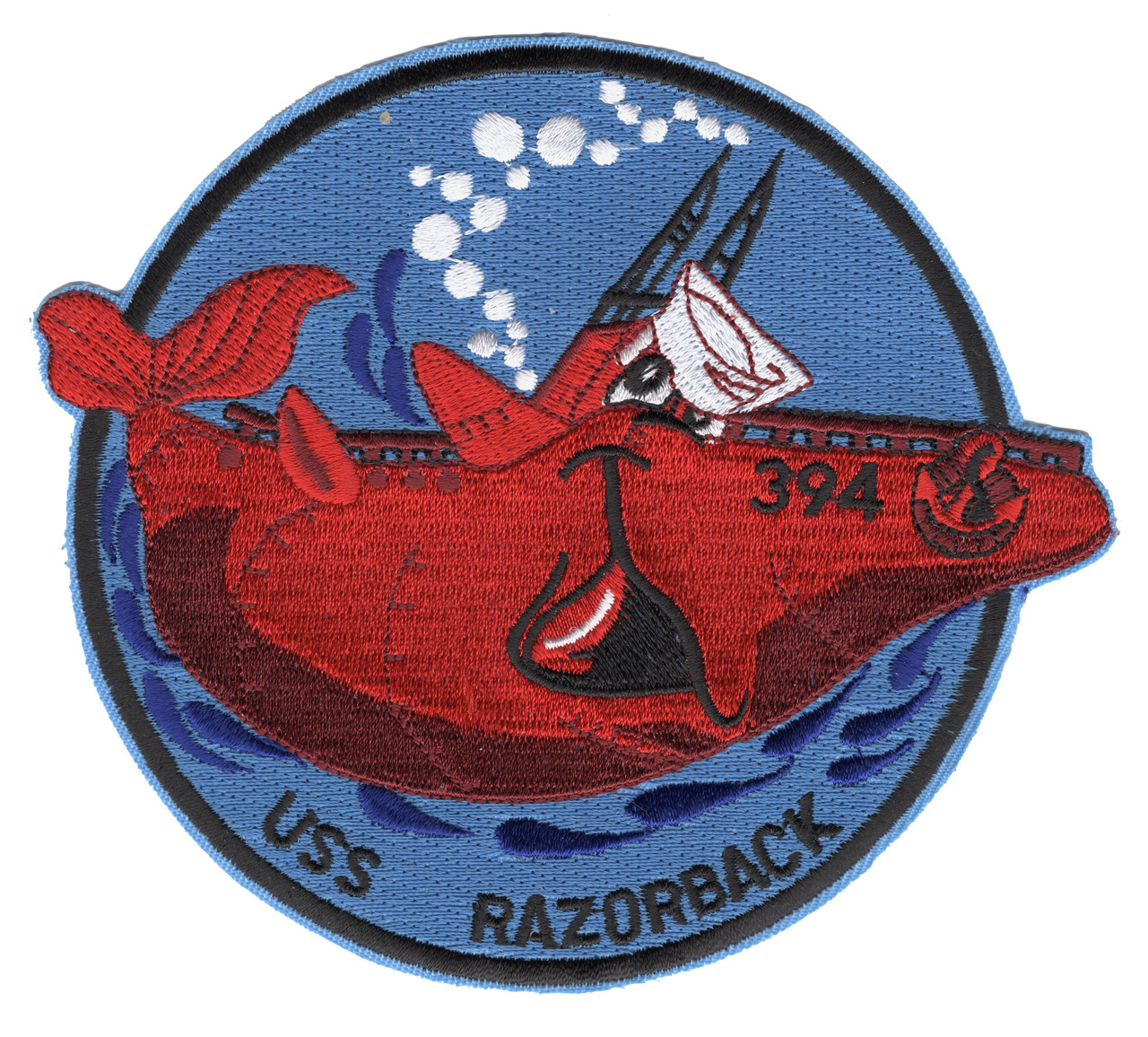 USS Razorback SS-394 Version B Large Patch | Submarine Patches | Navy ...