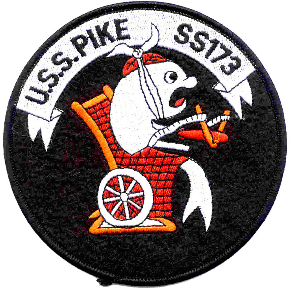 USS Pike SS-173 Submarine Patch | Submarine Patches | Navy Patches ...