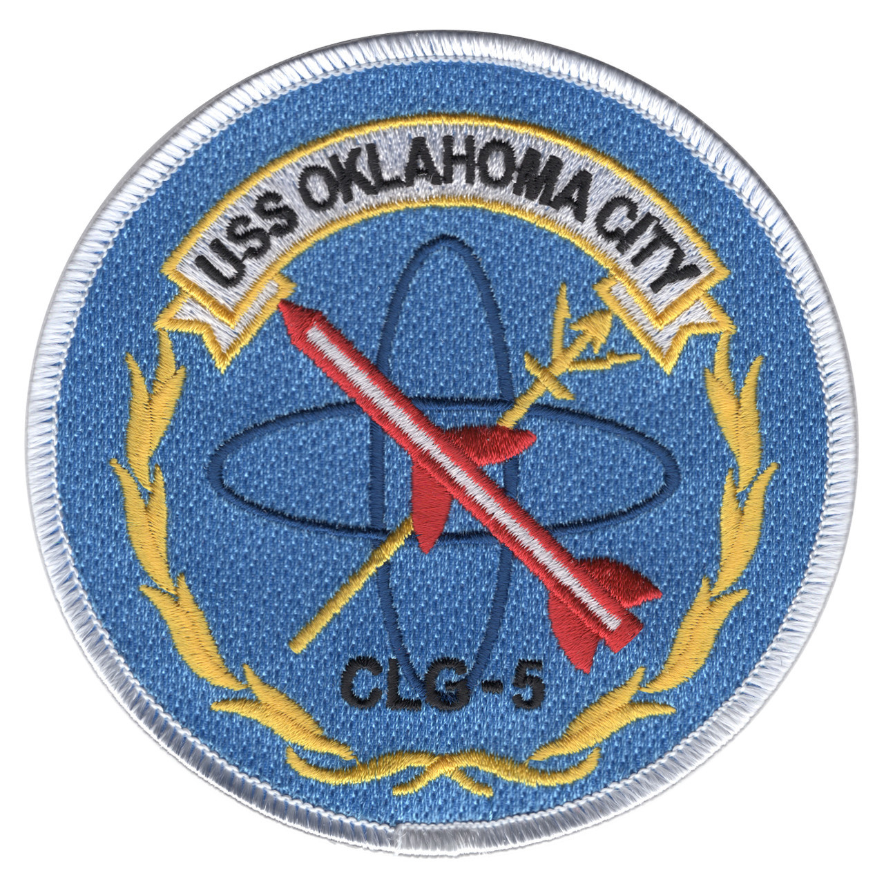 USS Oklahoma City CLG-5 Patch | Cruiser Patches | Navy Patches ...