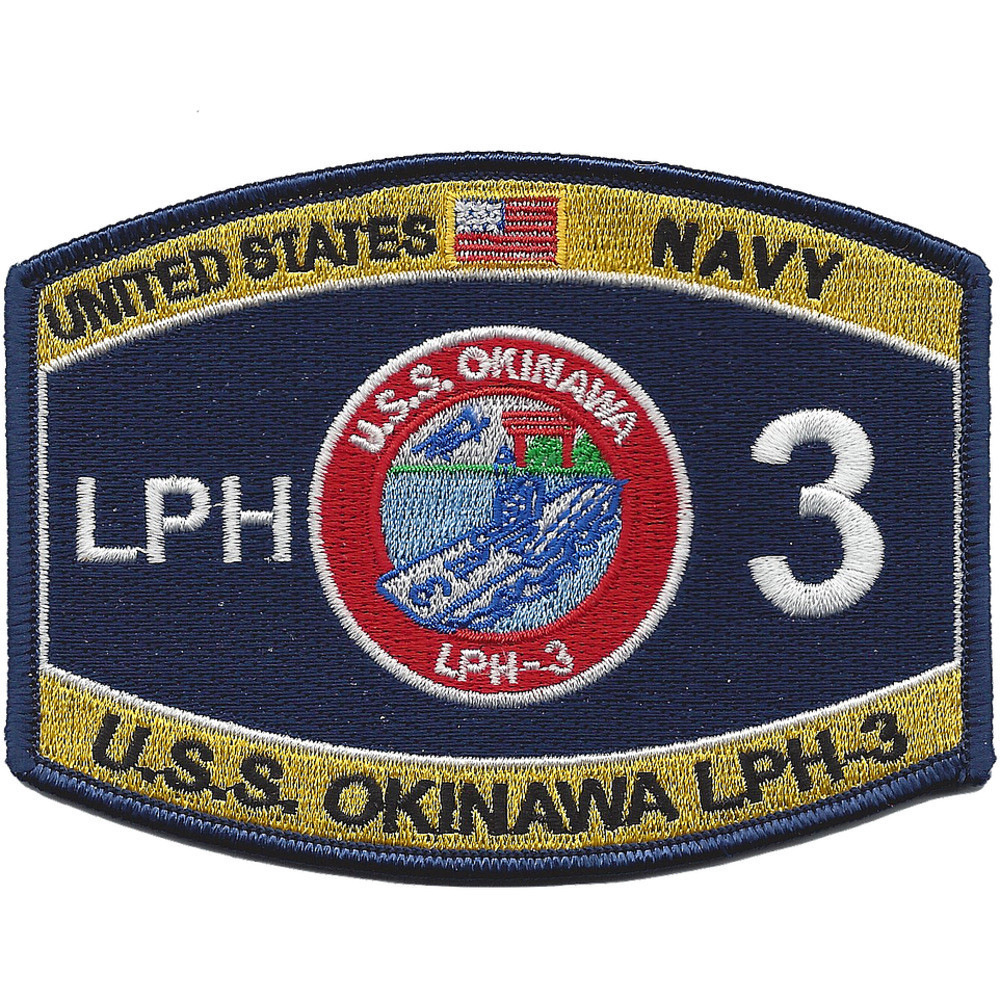 USS Okinawa LPH-3 Ratings Ballcap Patch | Ratings Patches | Navy ...