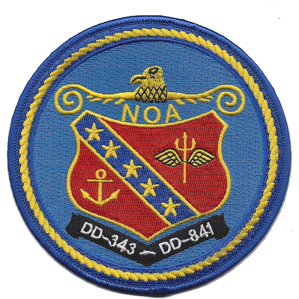 USS Noa DD-841 Destroyer Ship Patch | Destroyer Patches | Navy Patches ...