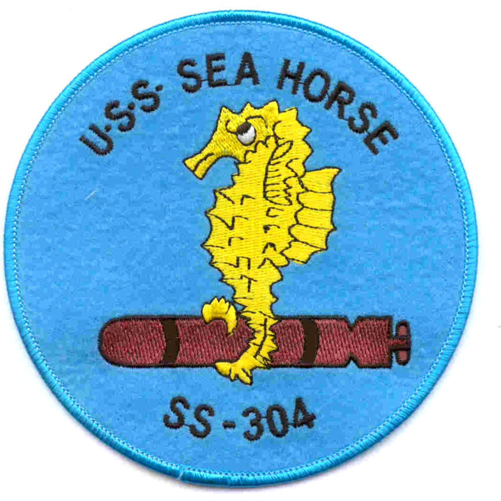 USS Sea Horse SS-304 Diesel Electric Submarine Patch | Submarine ...