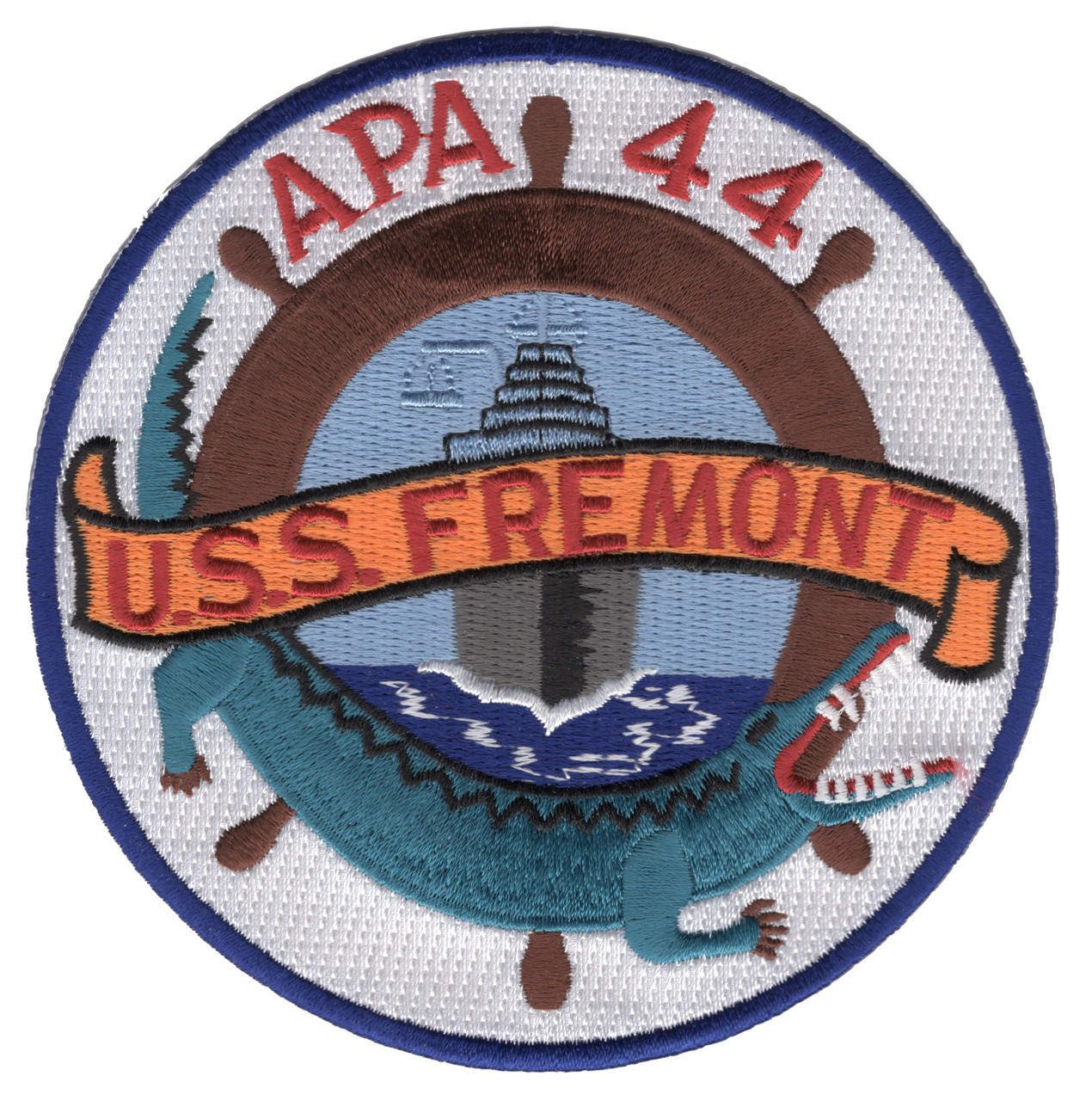 USS Fremont APA 44 Auxiliary Attack Transport Ship Patch | Auxiliary ...