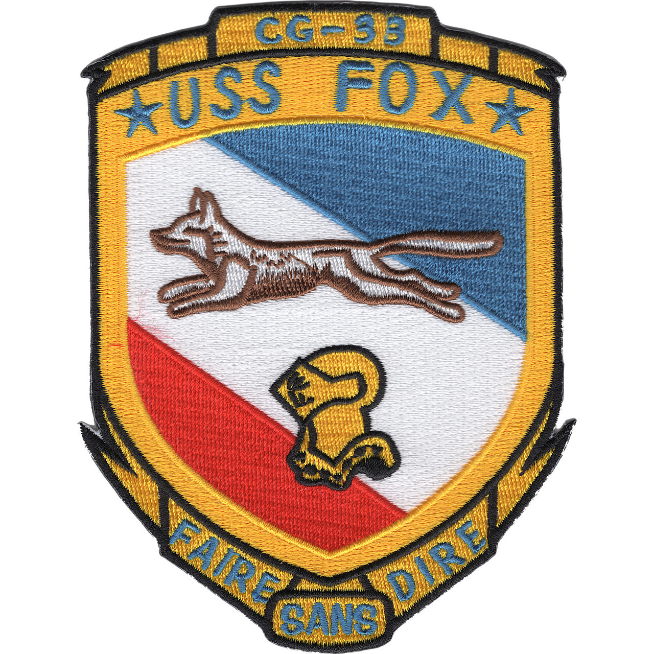 USS Fox CG-33 Patch | Cruiser Patches | Navy Patches | Popular Patch