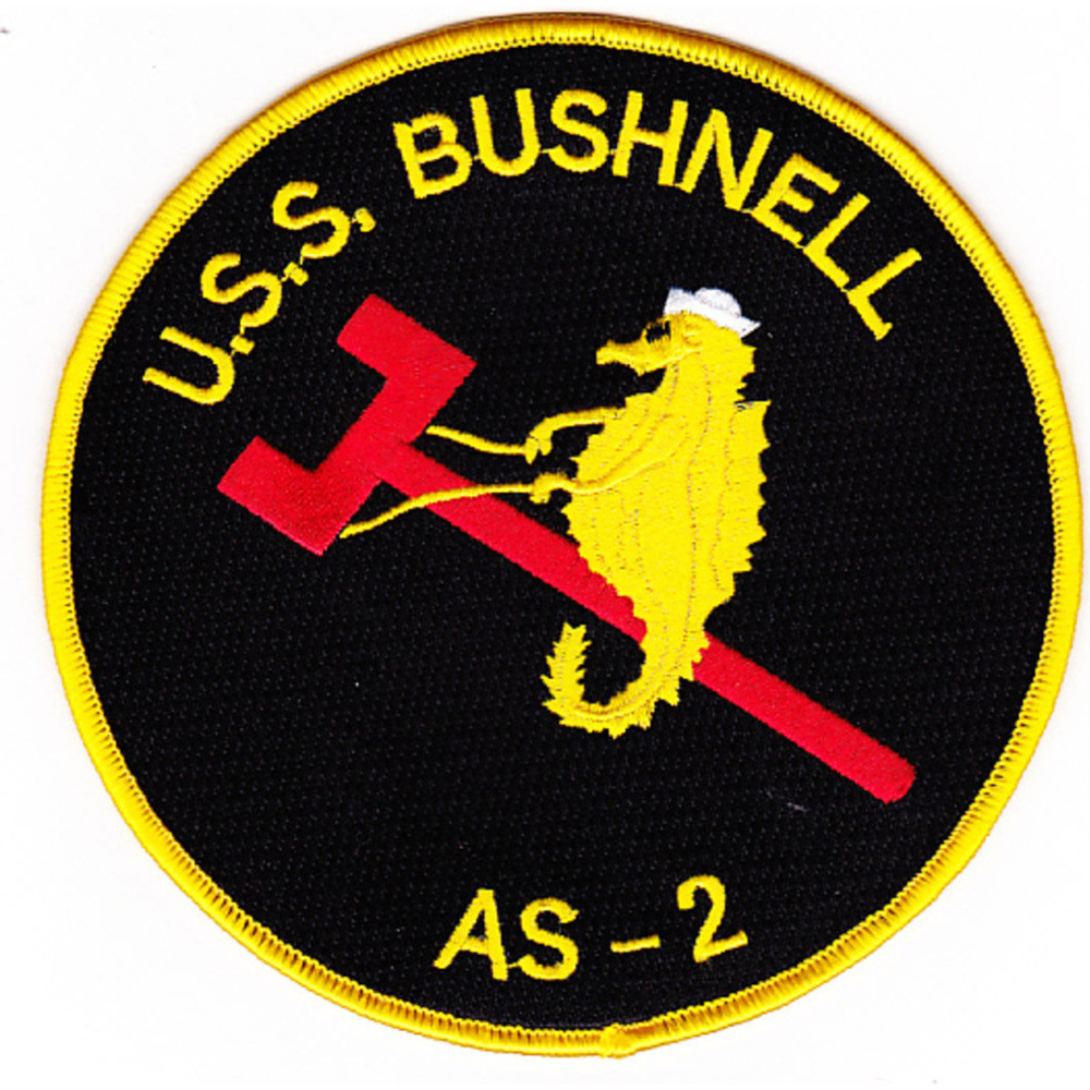 USS Bushnell AS-2 Patch | Auxiliary Ship Patches | Navy Patches ...