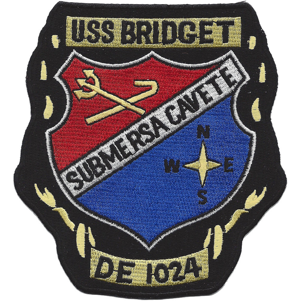 USS Bridget DE 1024 Destroyer Escort Ship Patch | Destroyer Patches ...