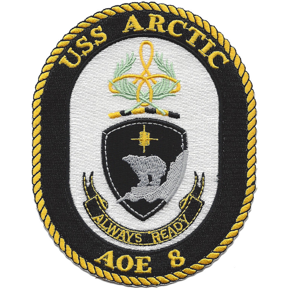 USS Arctic City AOE-8 Patch | Auxiliary Ship Patches | Navy Patches ...
