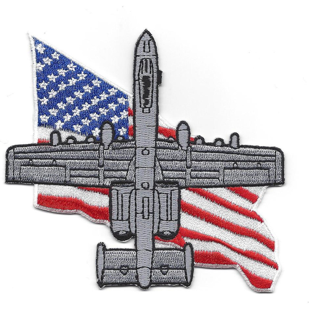 U.S.A. A-10 Thunderbolt II Flag Patch | Specialty Patches | Popular Patch