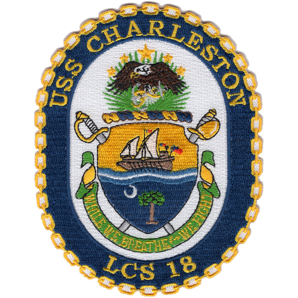 USS Charleston LCS-18 Patch | Ship Patches | Navy Patches | Popular Patch