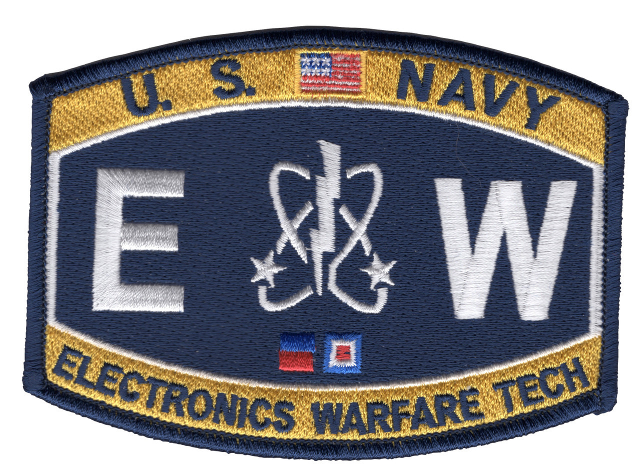 Technical Deck Rating Electronics Warfare Technician Patch | Ratings ...
