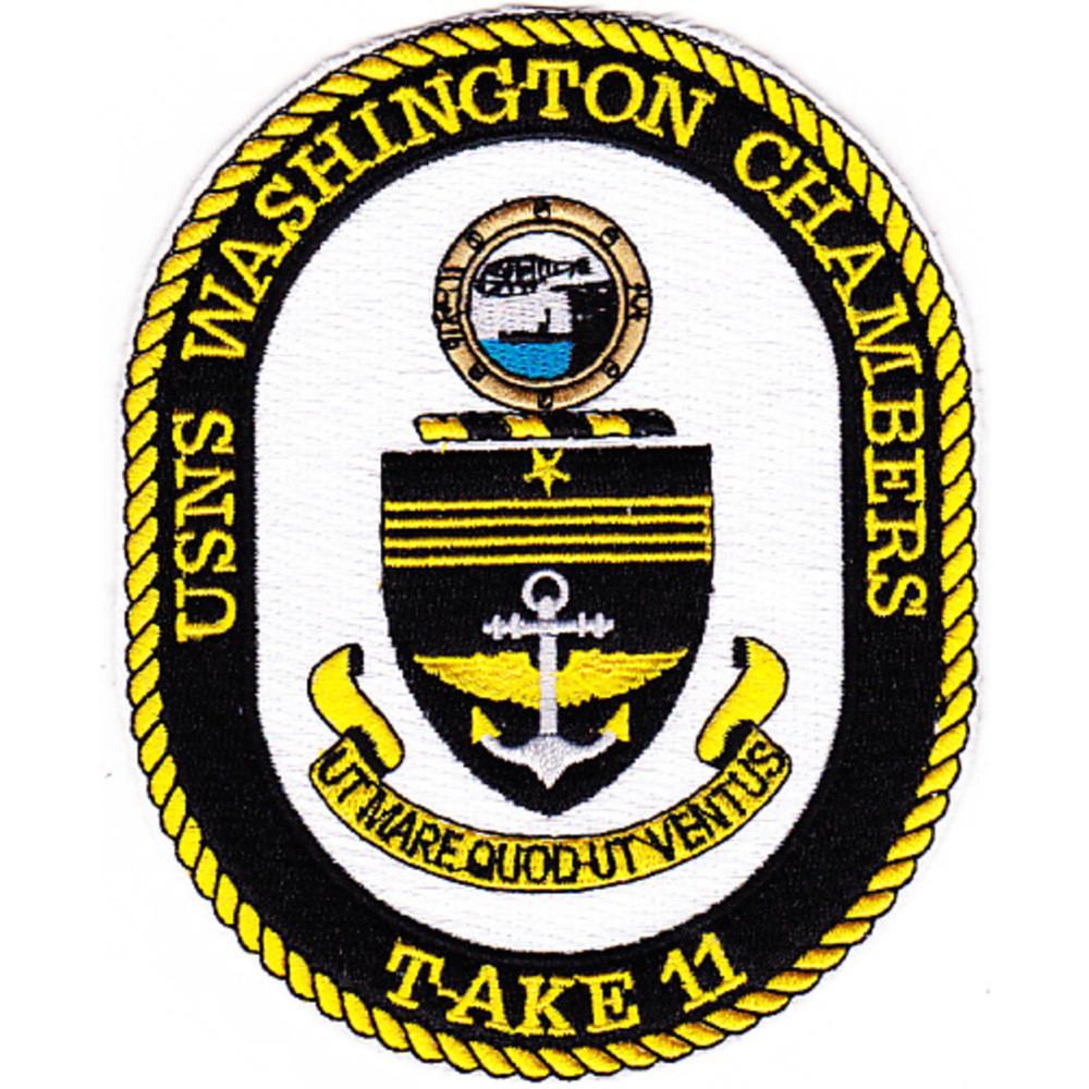 T-AKE 11 USNS Washington Chambers Dry Cargo/ Ammo Ship Patch ...