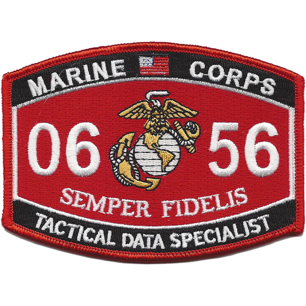 Tactical Data Specialist MOS Patch 0656 | MOS Patches | Marine Patches ...