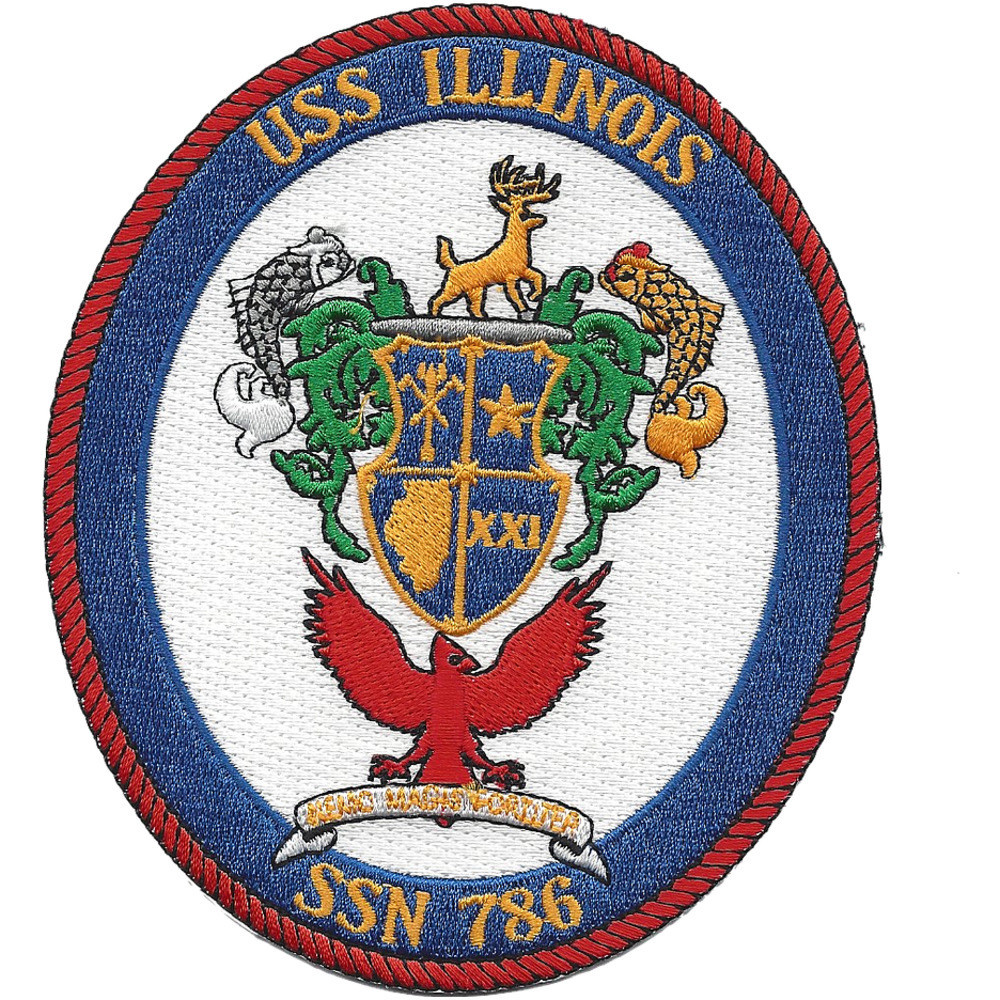 SSN-786 USS Illinois Patch Version B | Submarine Patches | Navy Patches ...