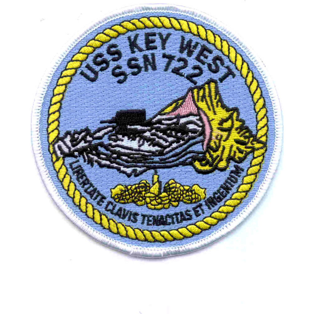 SSN-722 USS Key West Patch | Submarine Patches | Navy Patches | Popular ...