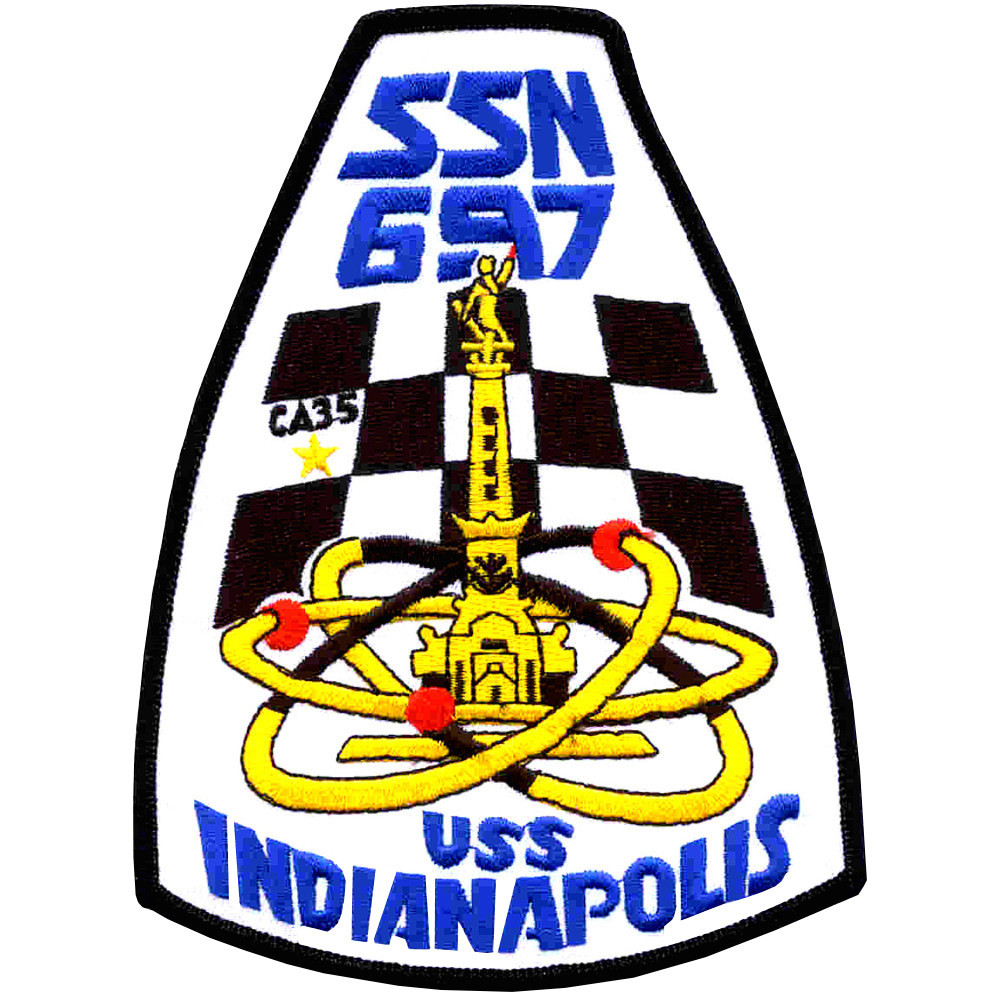 SSN-697 USS Indianapolis Patch | Submarine Patches | Navy Patches ...