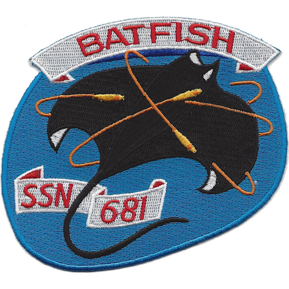 SSN-681 USS Batfish Patch | Submarine Patches | Navy Patches | Popular ...